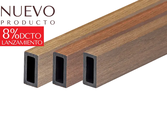 Listones de madera en WPC - Ekowood E 50-25